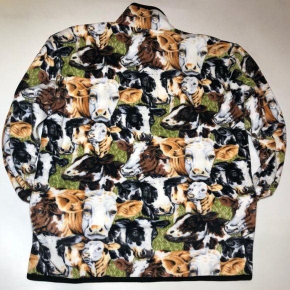 Zoofleece | Jackets & Coats | Zoofleece Cow Cattle Farm Animal Cows ...